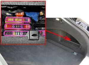 Fuse box diagram Audi A7 1G relay with assignment and location