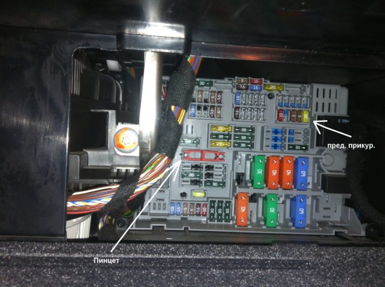 Fuse box diagram BMW 3 2007 - 2013 E90 E91 relay with assignment and ...