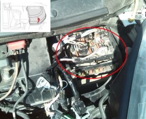 Fuse box diagram Citroen C4 and relay with assignment and location