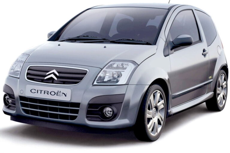 Fuse box diagram Citroen C2 with assignment and location