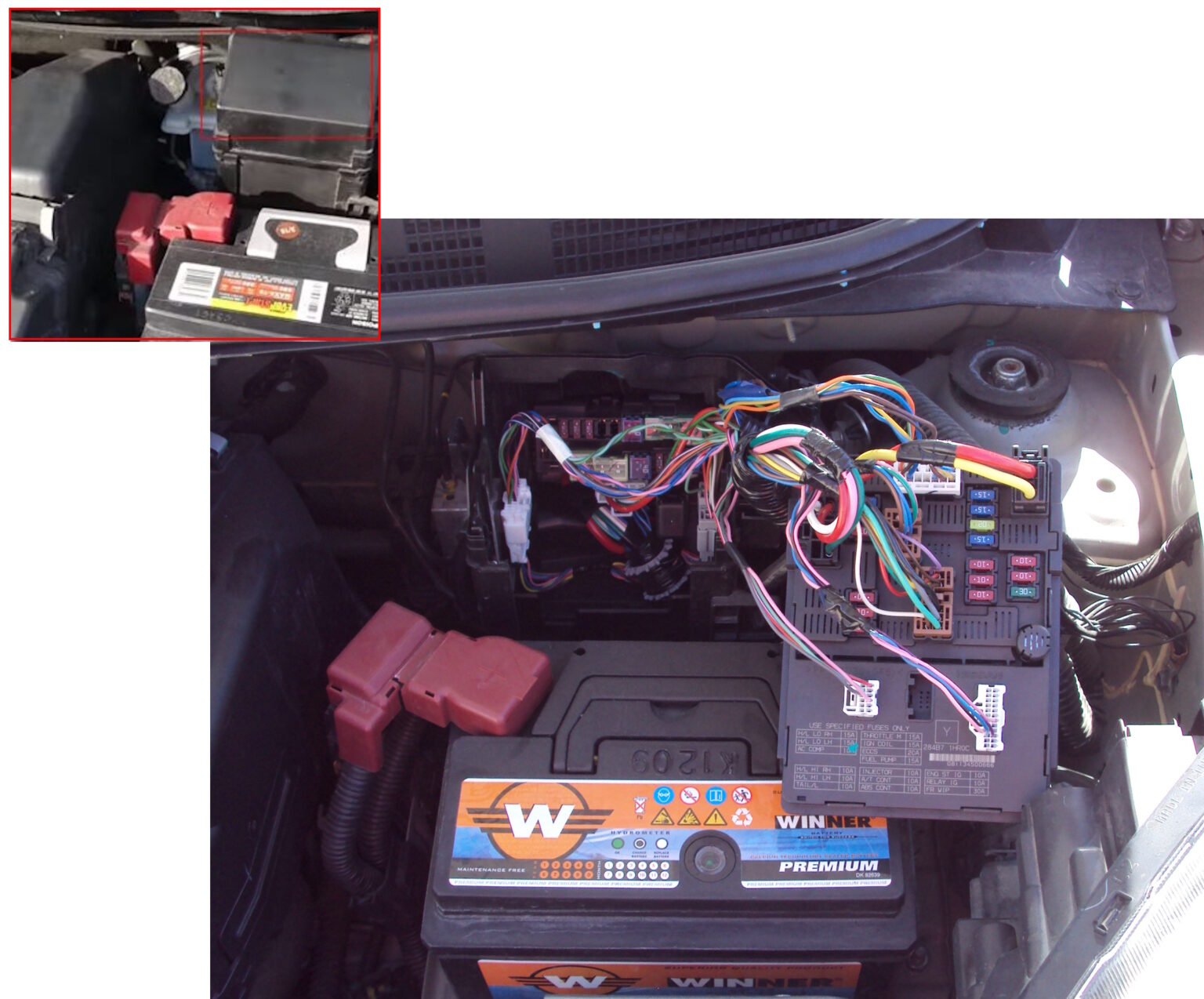 Fuse box diagram Nissan Note 2004 - 2020 and relay with assignment and ...