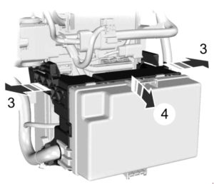Fuse box diagram Ford Transit 7 and relay with assignment and location