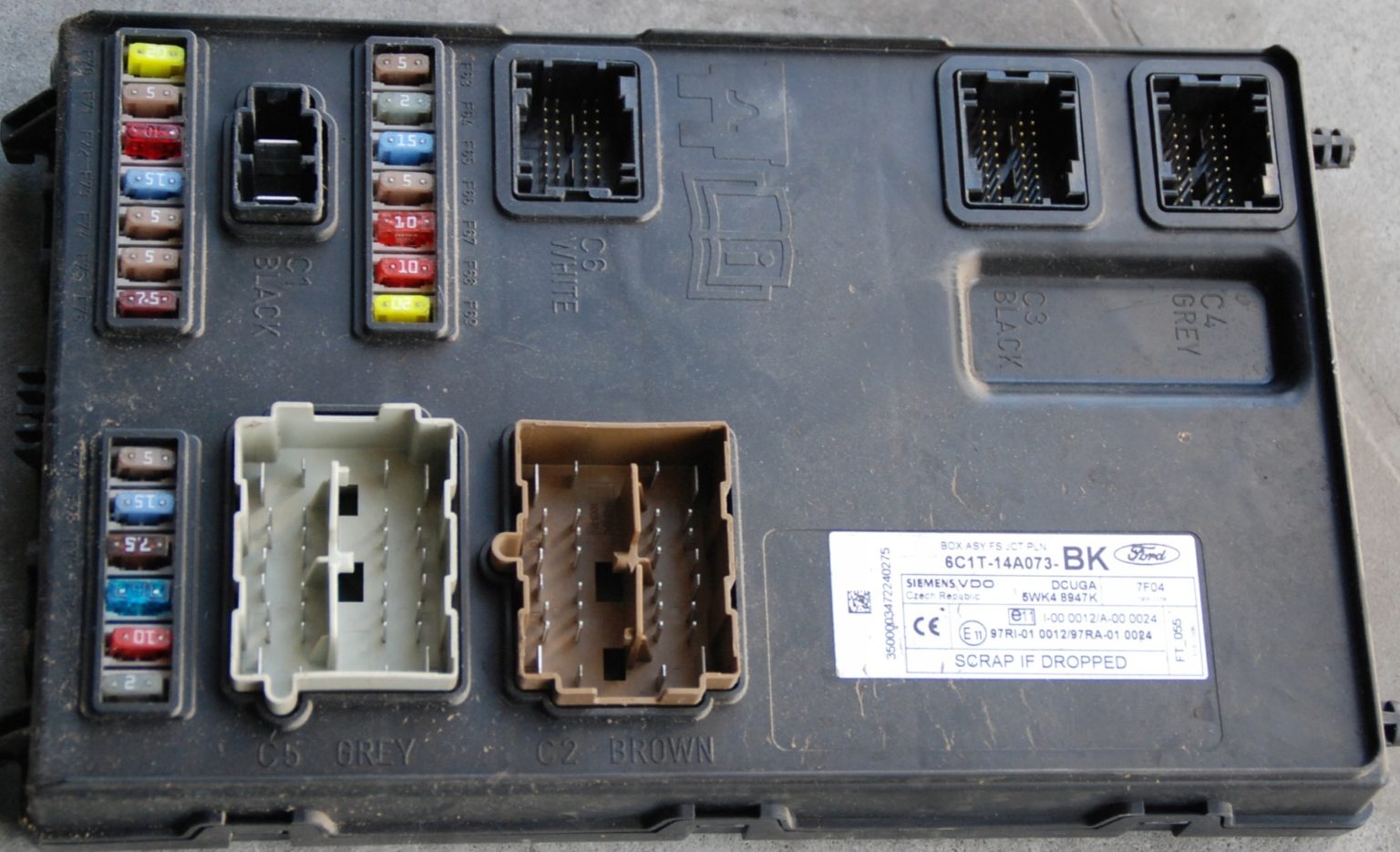 Fuse Box Diagram Ford Transit 7 And Relay With Assignment And Location Fuse Box Diagram Ford Transit 7 And Relay With Assignment And Location