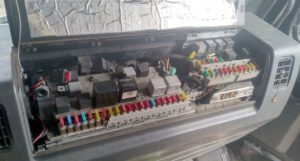 Fuse box diagram Scania 3 series relay with assignment and their locations