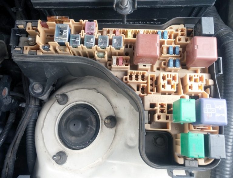 Fuse box diagram Toyota Mark 2 110 (Verossa) and relay with assignment ...