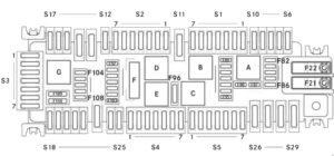 Fuse box diagram Mercedes-Benz Vito Metris W447 and relay with ...