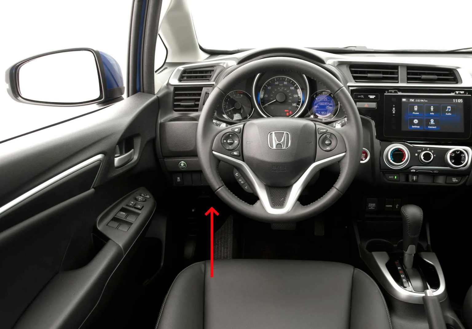 Fuse box diagram Honda Fit Jazz 3G and relay with assignment and location