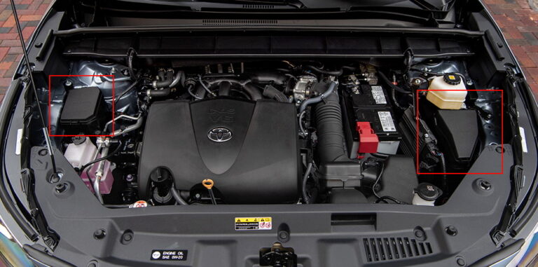 Fuse box diagram Toyota Highlander 2020 - 2026 relay with assignment ...