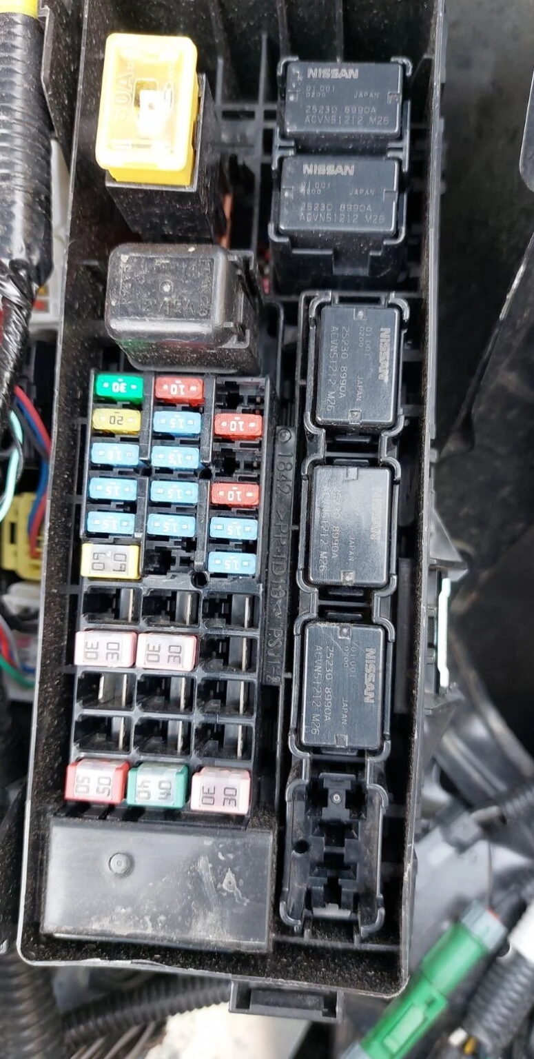 Fuse box diagram Nissan Pathfinder 2021 - 2027 relay with assignment ...