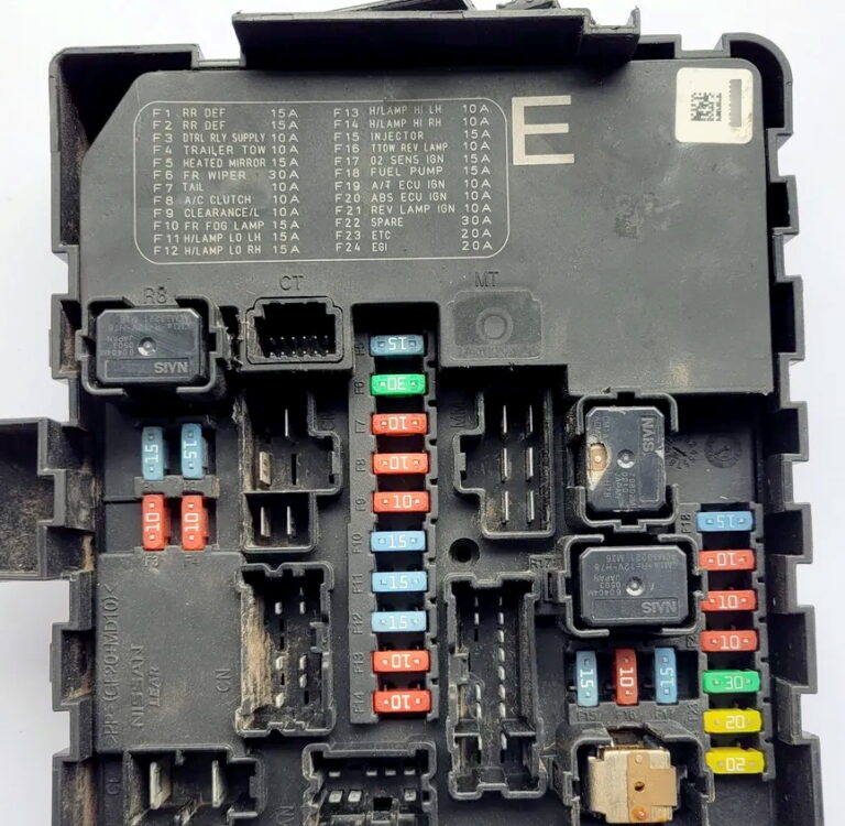 Fuse box diagram Nissan Titan 2004 - 2015 relay with assignment and ...