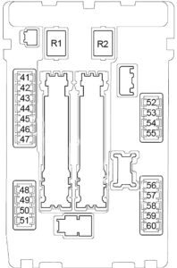 Fuse box diagram Infiniti G25, G35, G37, Q40 (2006-2015) and relay with ...