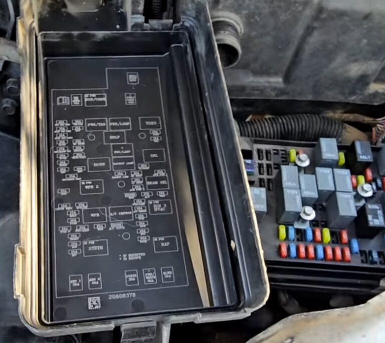 Fuse box diagram Chevy Colorado 2004 - 2012 relay with assignment and ...