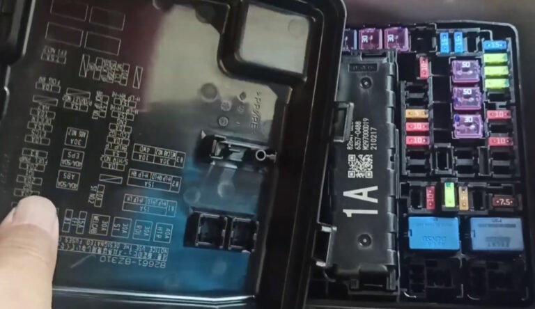 Fuse box diagram Toyota Avanza and relay with assignment and location