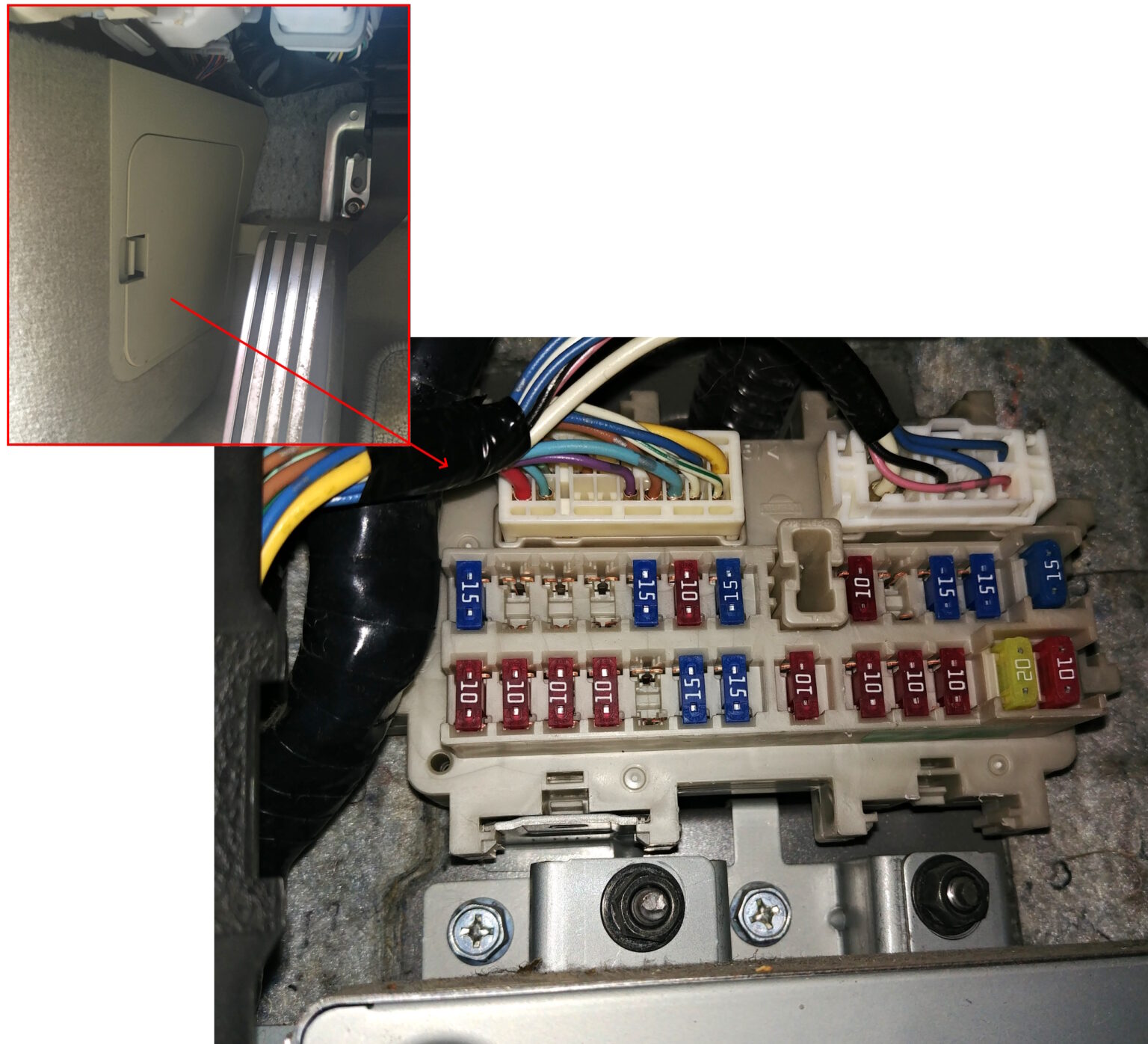 Fuse box diagram Infiniti M35 M45 (2004 - 2010) relay with assignment ...