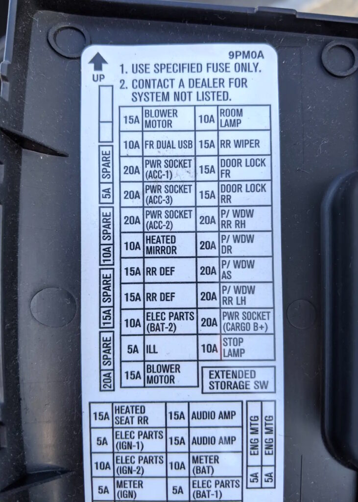 Fuse Box Diagram Infiniti QX60 (2012 - 2019) and relay with assignment ...