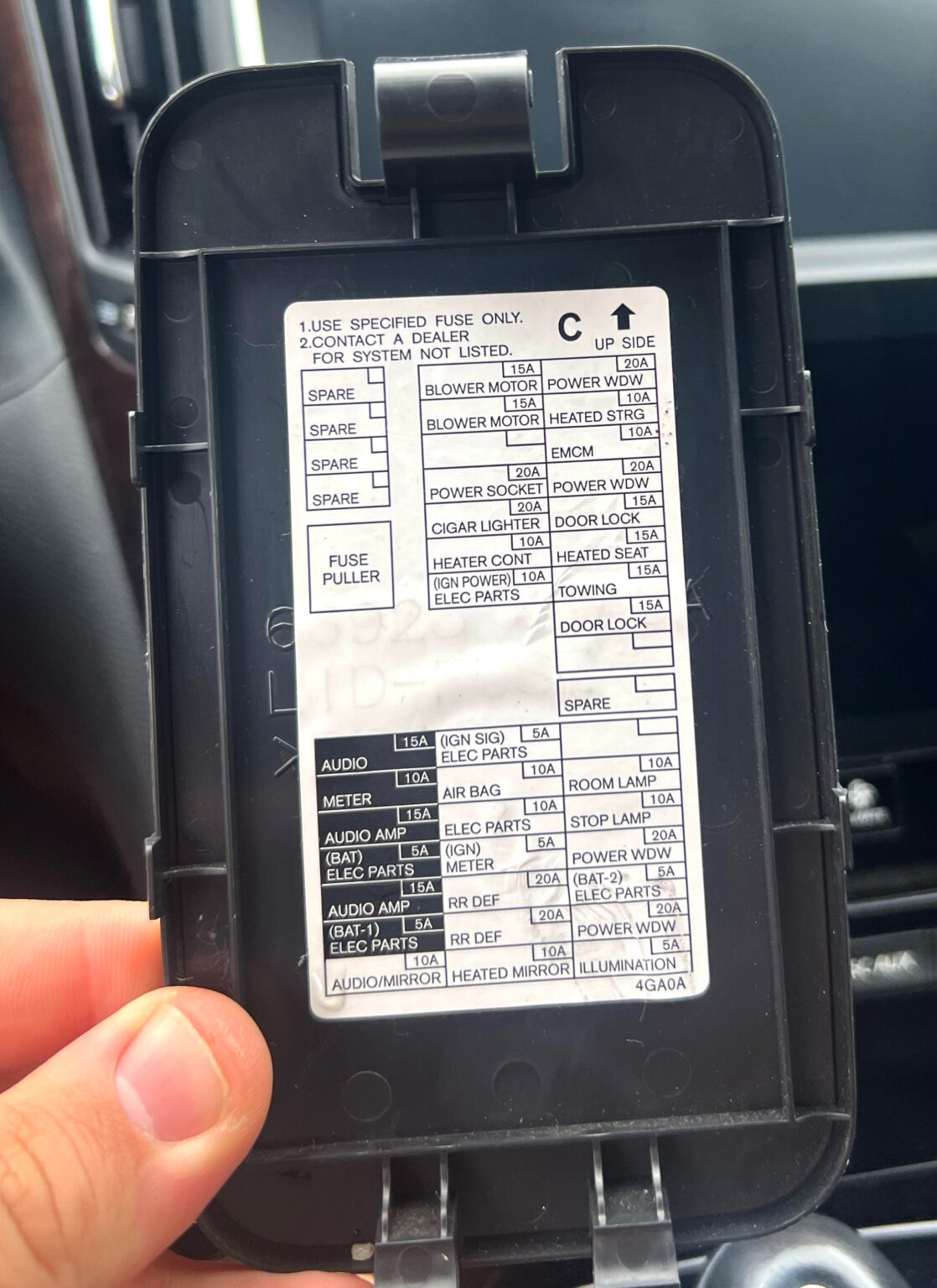 Fuse Box Diagram Infiniti Q60 (2013 - 2024) relay with assignment and ...